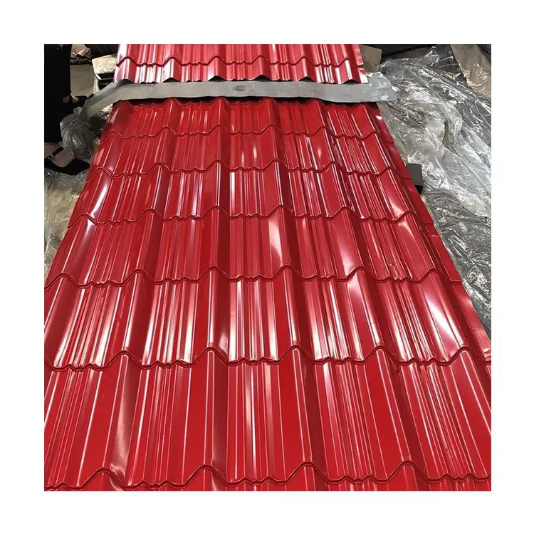 IS 14246 Color Corrugated Steel Sheet Ppgi Steel G300 To G550 ...